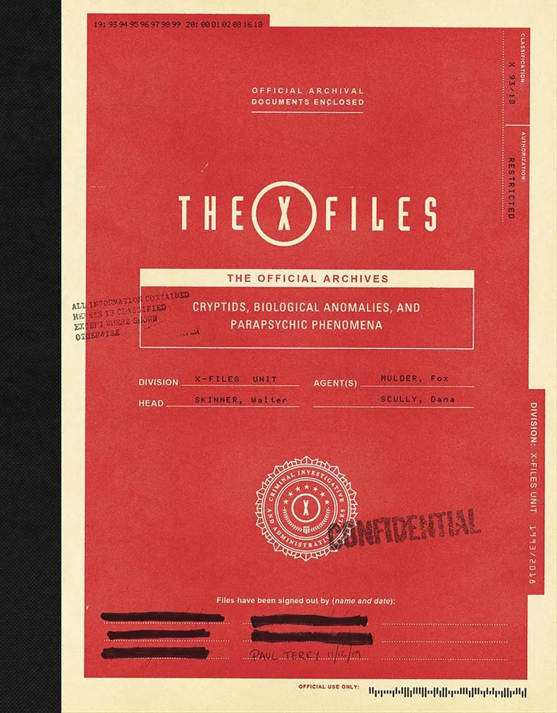 X-FILES OFFICIAL ARCHIVES CRYPTIDS ANOMALIES & PHENOMENA | Mekanik Strip